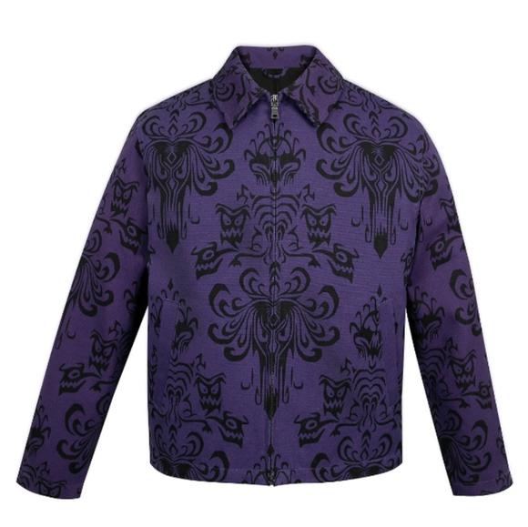 Disney | Jackets & Coats | Haunted Mansion Wallpaper Jacket | Poshmark